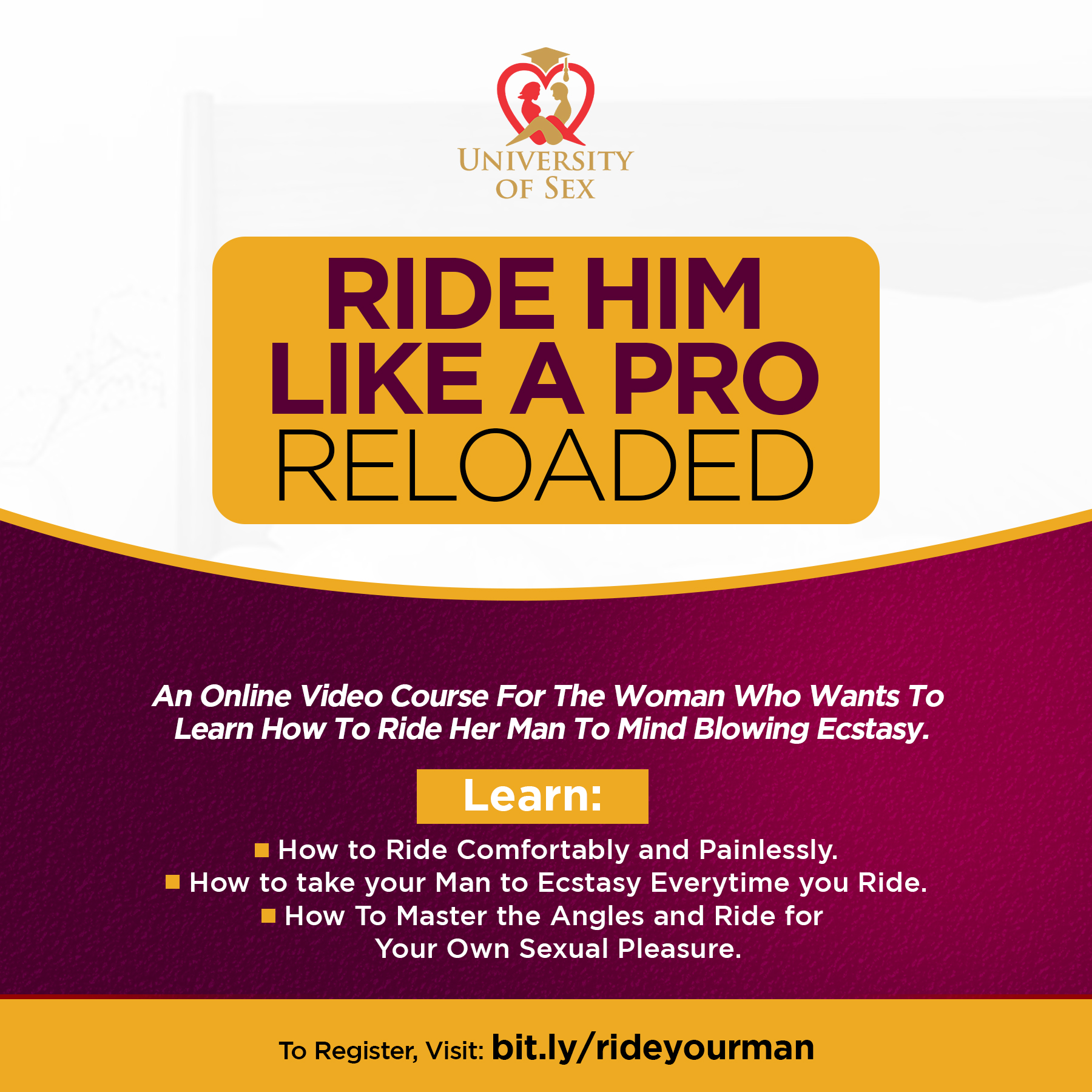 RIDING PRO RDD - University of Sex